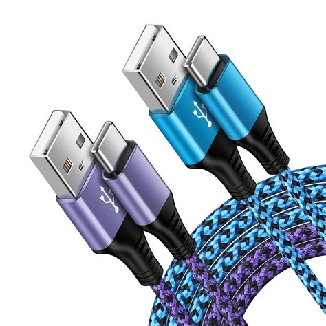 Amazon Com 2Pack 6FT S24 Ultra Samsung Android Charger Cord USB C To Type A Fast Charging Cable