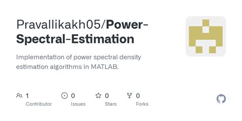 Github Pravallikakh05power Spectral Estimation Implementation Of