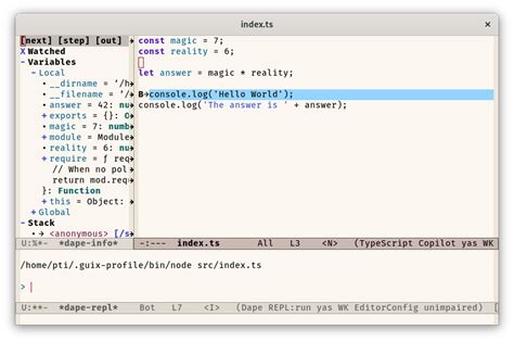 Typescript Debug Example