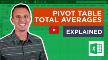 Pivot Tables Archives Excel Campus