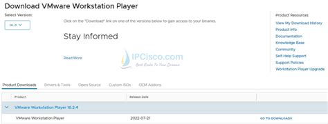 Vmware Download And Vmware Workstation Installation ⋆ Ipcisco