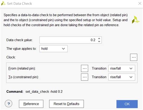 Fpga设计时序约束十三、setdatacheckset Data Check Csdn博客