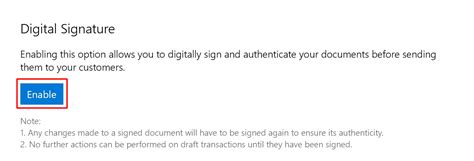 Enable Disable Digital Signature Icons