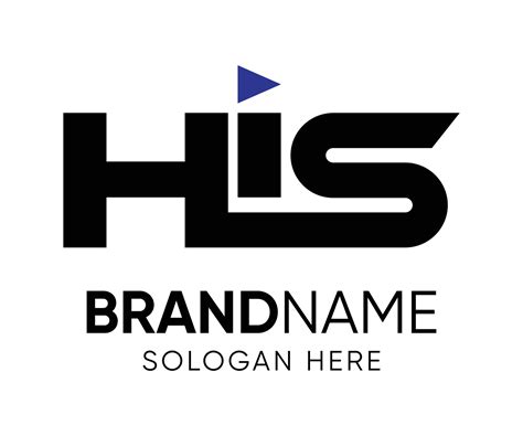 H I S letter logo design vector template 26287517 Vector Art at Vecteezy