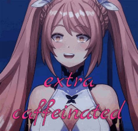 Busty Anime Girl Extra Caffeinated 
