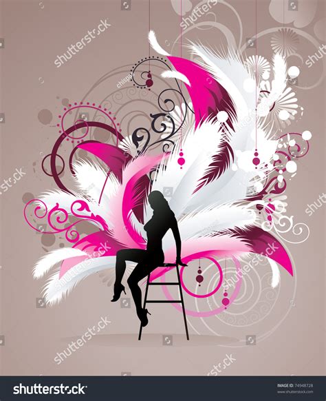 Fashion Sexy Girl Vector Stock Vector Royalty Free 74948728