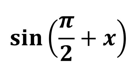 Sin Pi 2 X Sin Pi 2 Theta YouTube