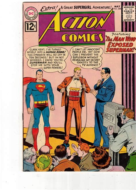 Action Comics 288 1962 Nm High Grade Exposed Superman Supergirl