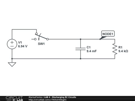 LAB 4 Discharging RC Circuits CircuitLab