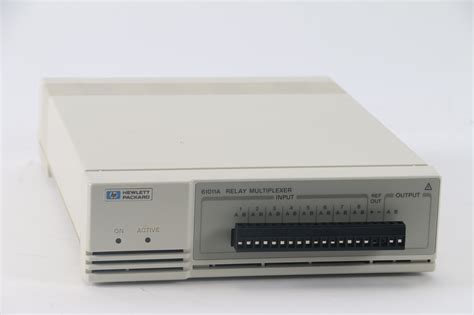 Hp Hewlett Packard 61011a Relay Multiplexer Pc Instrument Unit Ntc Tech