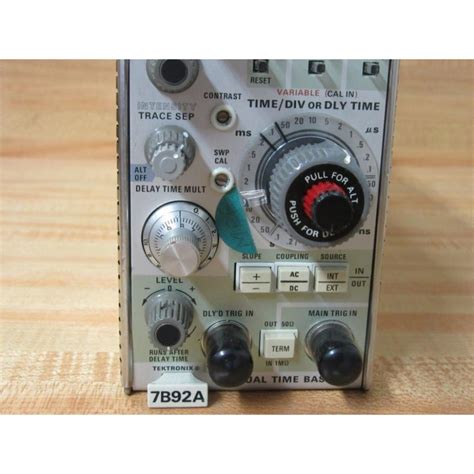 Tektronix 7b92a Dual Time Base Used Mara Industrial