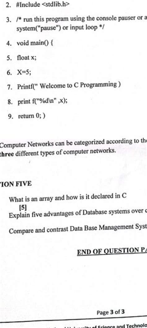 Here Are Several Questions Related To Computer Science Question 1 C Pr