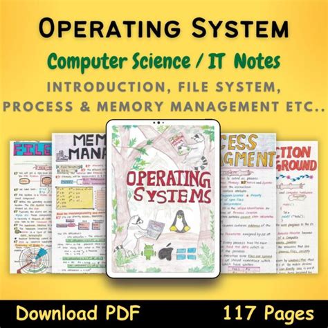 operating system notes os handwritten notes pdf download