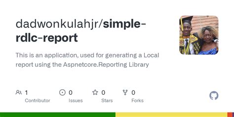 GitHub Dadwonkulahjr Simple Rdlc Report This Is An Application Used For Generating A Local