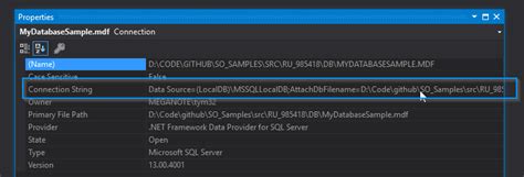 C Подключение к локальной базе данных выдаёт ошибку Stack Overflow