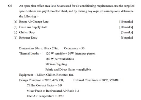 Solved I Didnt Have A Physcometric Chart Handy To Add So Use