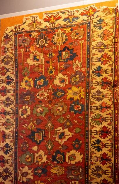 Premium Photo Handmade Traditonal Rugs In Closeup