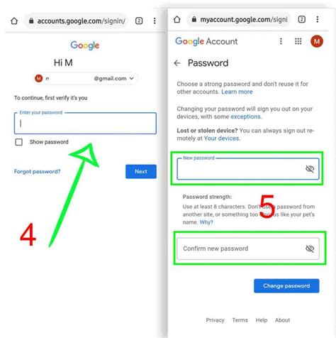 Changing Gmail Password How To Change Gmail Password Mobile Or Desktop