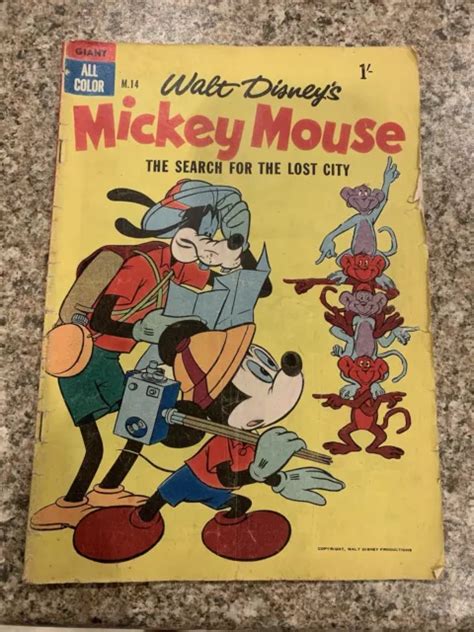 Walt Disneys Mickey Mouse M13 By Wg Pub 1957 Age Comic Vg 1999