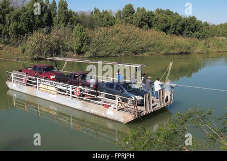 The Hand Pulled Los Ebanos Ferry Or El Chalan Formally Known As The