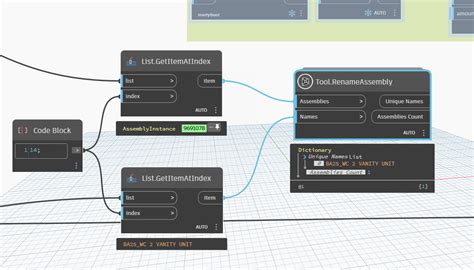 Assembly Instance Element Does Not Support Assignment Of User Specified Name Dynamo Dynamo