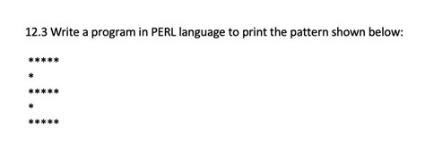 Answered 123 Write A Program In Perl Language Bartleby