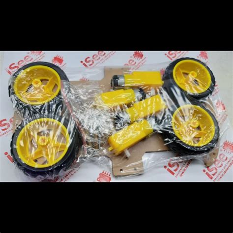 Arduino 4wd Robot Car Kit Chassis Acrylic Body Frame Case Shopee Philippines