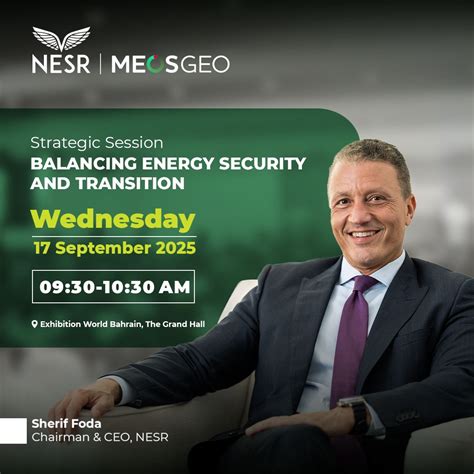 Nesr Meos2025 Leadershipinenergy Energysecurity Sustainability Nesr