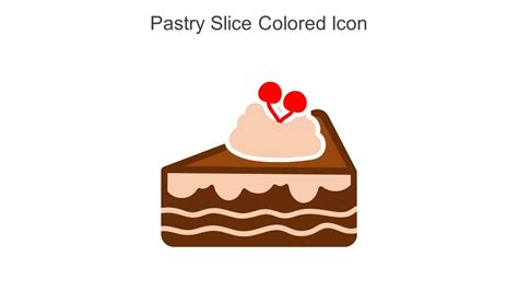 Pastry Slice Colored Icon In Powerpoint Pptx Png And Editable Eps Format PPT Example