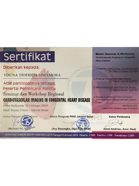 Workshop Reg Cardiovaskular Imaging Pdf