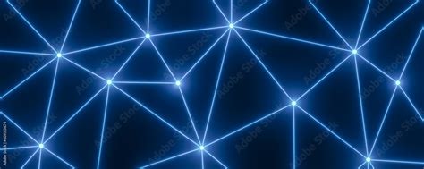 Abstract Background Science Technology Dot And Connect Line For Cyber Technology Futuristic And