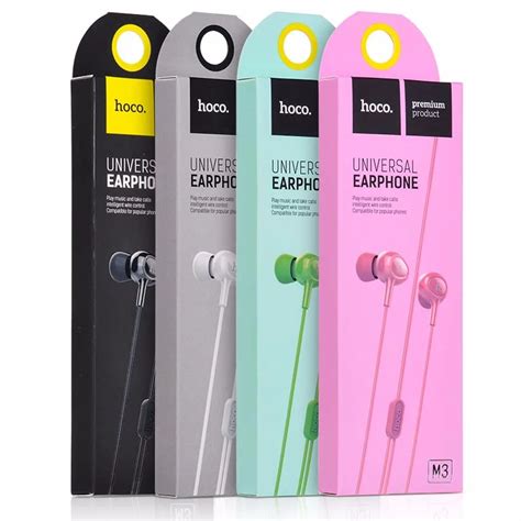 Hoco M3 Universal Stereo Earphones Wired With Microphone 1.2m For ...