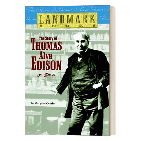英文原版 The Story Of Thomas Alva Edison托马斯·阿尔瓦·爱迪生的故事里程碑系列 Landmark Books