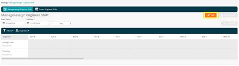 Engineer Shifts And Rotas