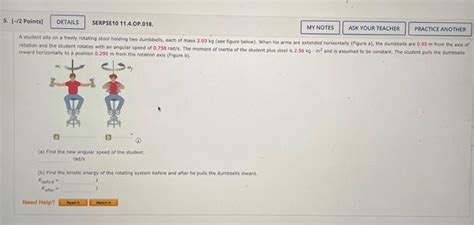 Solved Rotation And The Babe Rotates With An Anguler Chegg Com