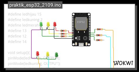 Praktikesp32o Wokwi Esp32 Stm32 Arduino Simulator