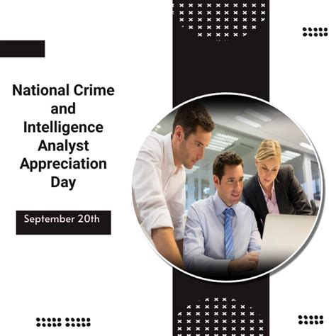National Crime And Intelligence Analyst Appre Template Postermywall