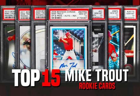 Top 15 Mike Trout Rookie Cards To Buy Now