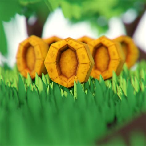 coin game asset finished projects blender artists community