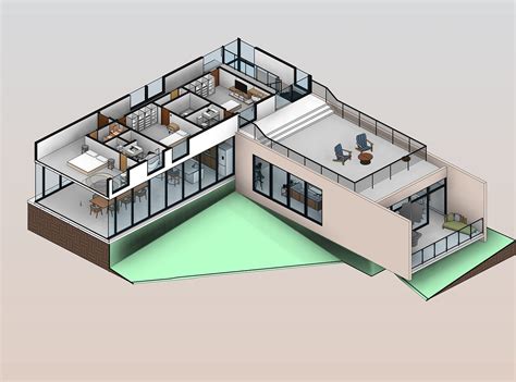 House BIM Model Revit 2020 Behance