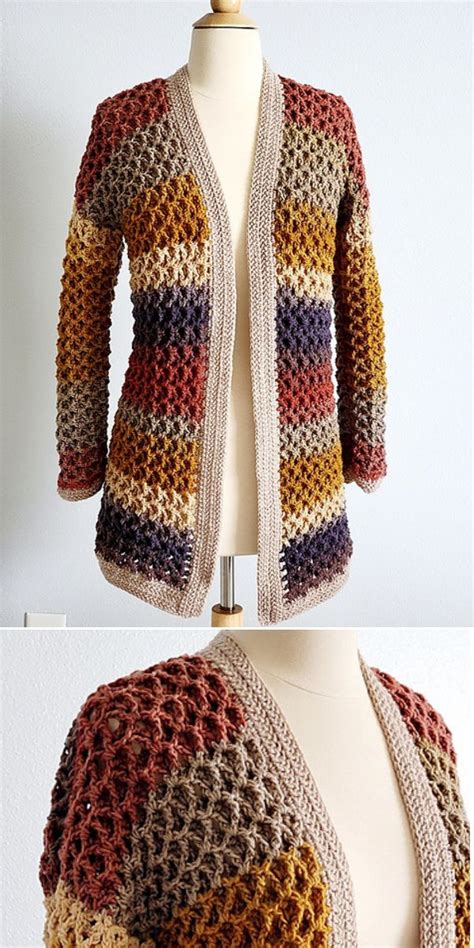 26 Crochet Long Cardigans Free Crochet Pattern