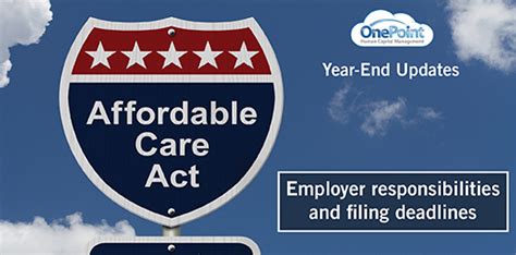 2018 Aca Filing Updates And Employer Responsibilities Onepoint Human