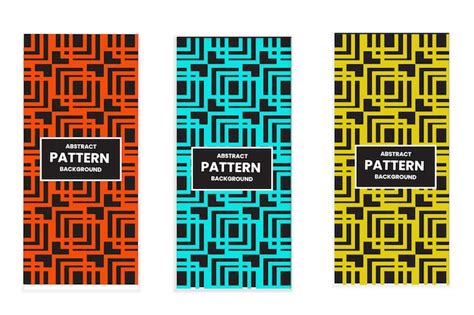 Premium Vector Geometric Abstract Seamless Pattern Background Design