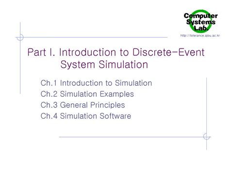 Discrete Event System Simulation Ppt Download