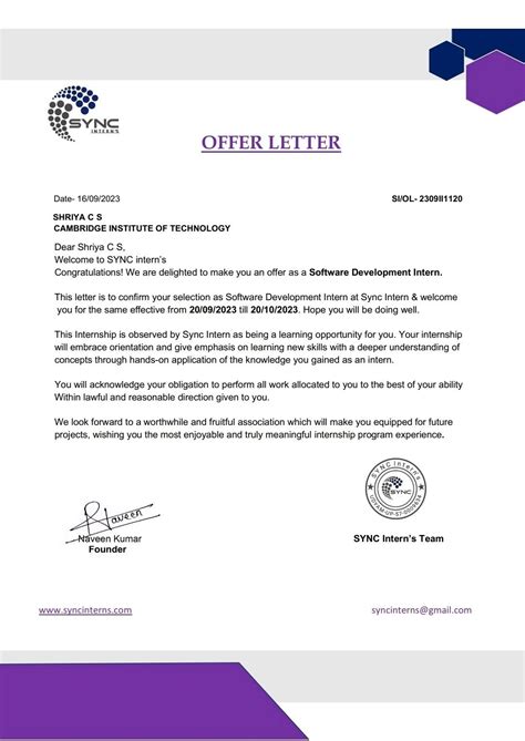 Shriya C S On Linkedin Syncinterns Syncintern Intern Connections Internshipopportunity…