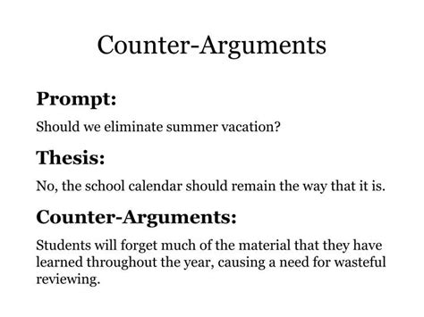 Ppt Counter Arguments Powerpoint Presentation Free Download Id2994220