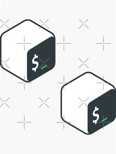 Terminal Bash Icons Sticker For Sale By Elias De Oliveira Redbubble