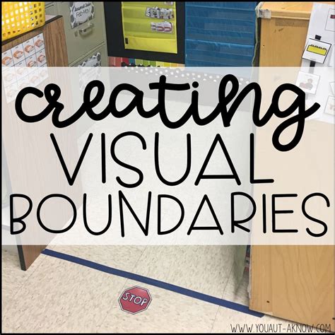 Creating Visual Boundaries In Your Classroom You Aut A Know Asd