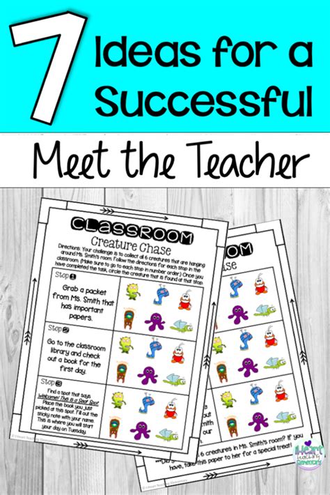 7 Ideas For Meet The Teacher