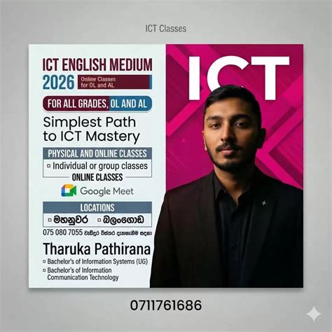 Individual Ict Ol Al Classes In Kandy Ol Ict Ol Grade 6 11